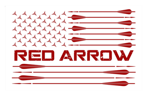 Arrow Flag Sticker - Red Arrow