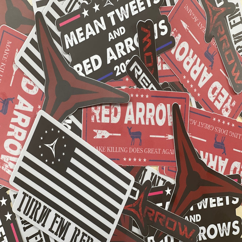 Red Arrow Sticker Bundle - Red Arrow